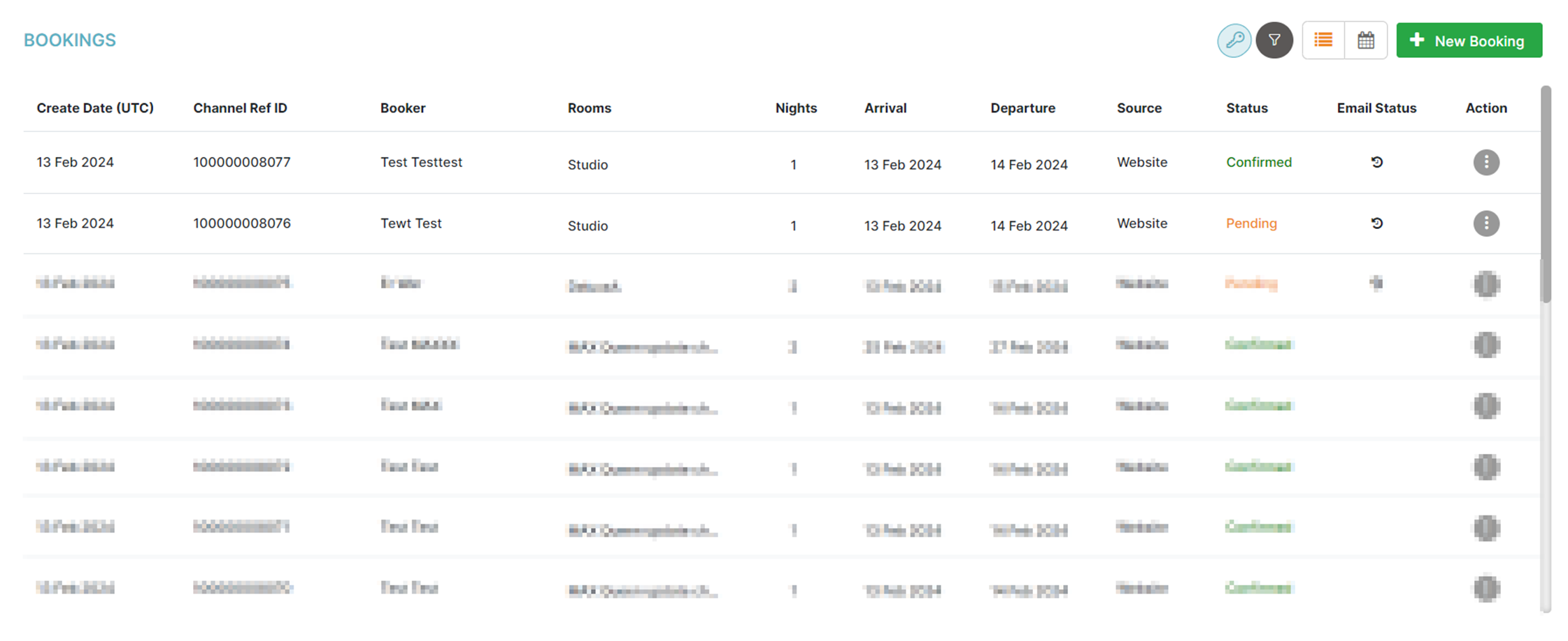 How to View Your Booking List?