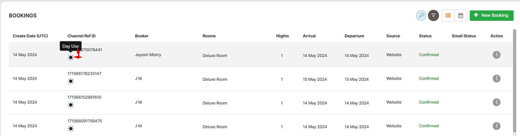 STAAH Max V2 - Booking Engine - SwiftBook Day Use Packages