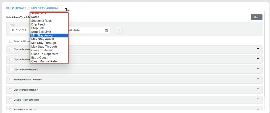 How to apply restrictions on STAAH?