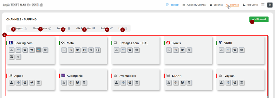 STAAH Max V2 - Channels Tab